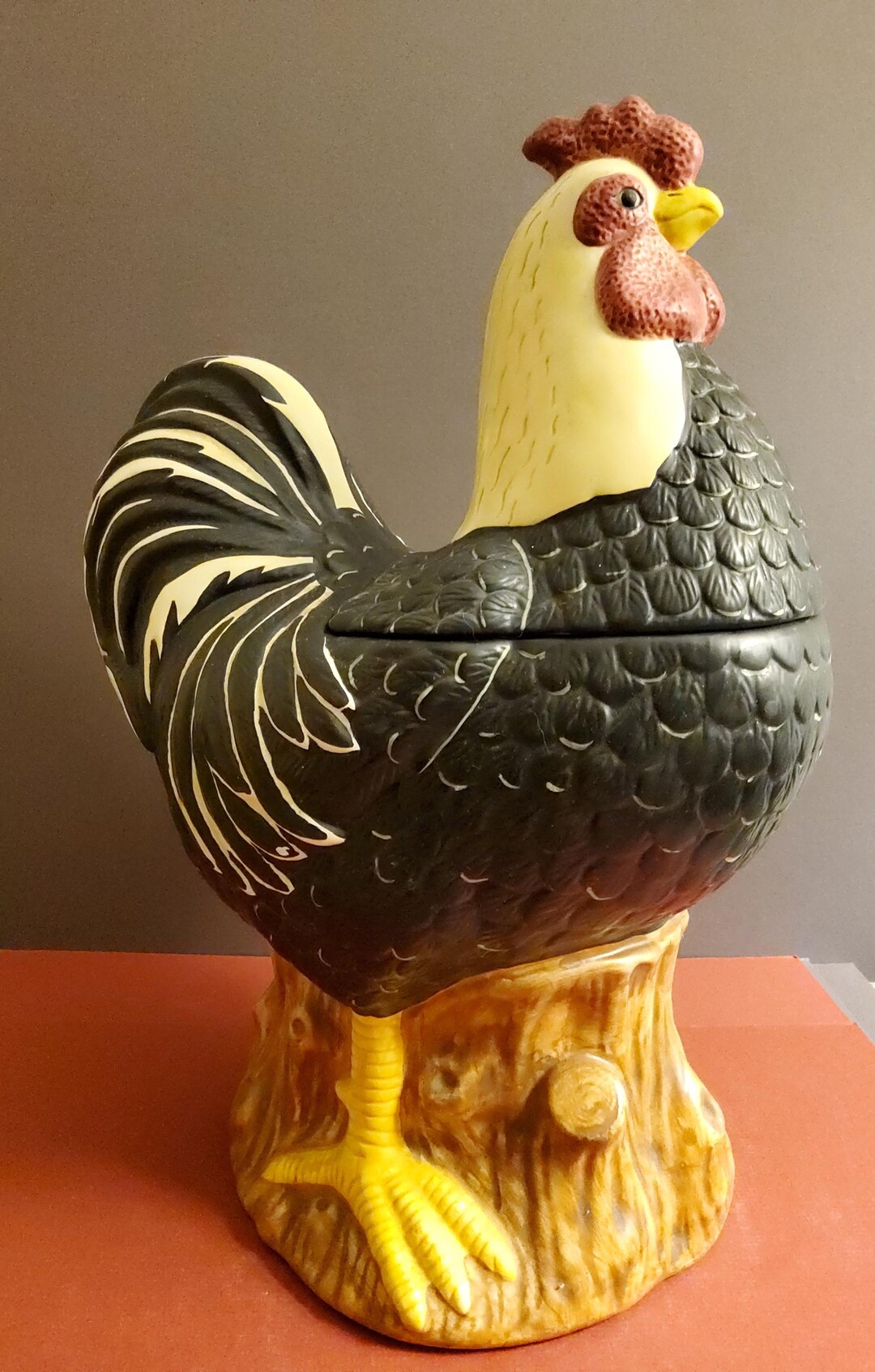 Rooster Cookie Jar by Sakura Warren Kimble - Etsy