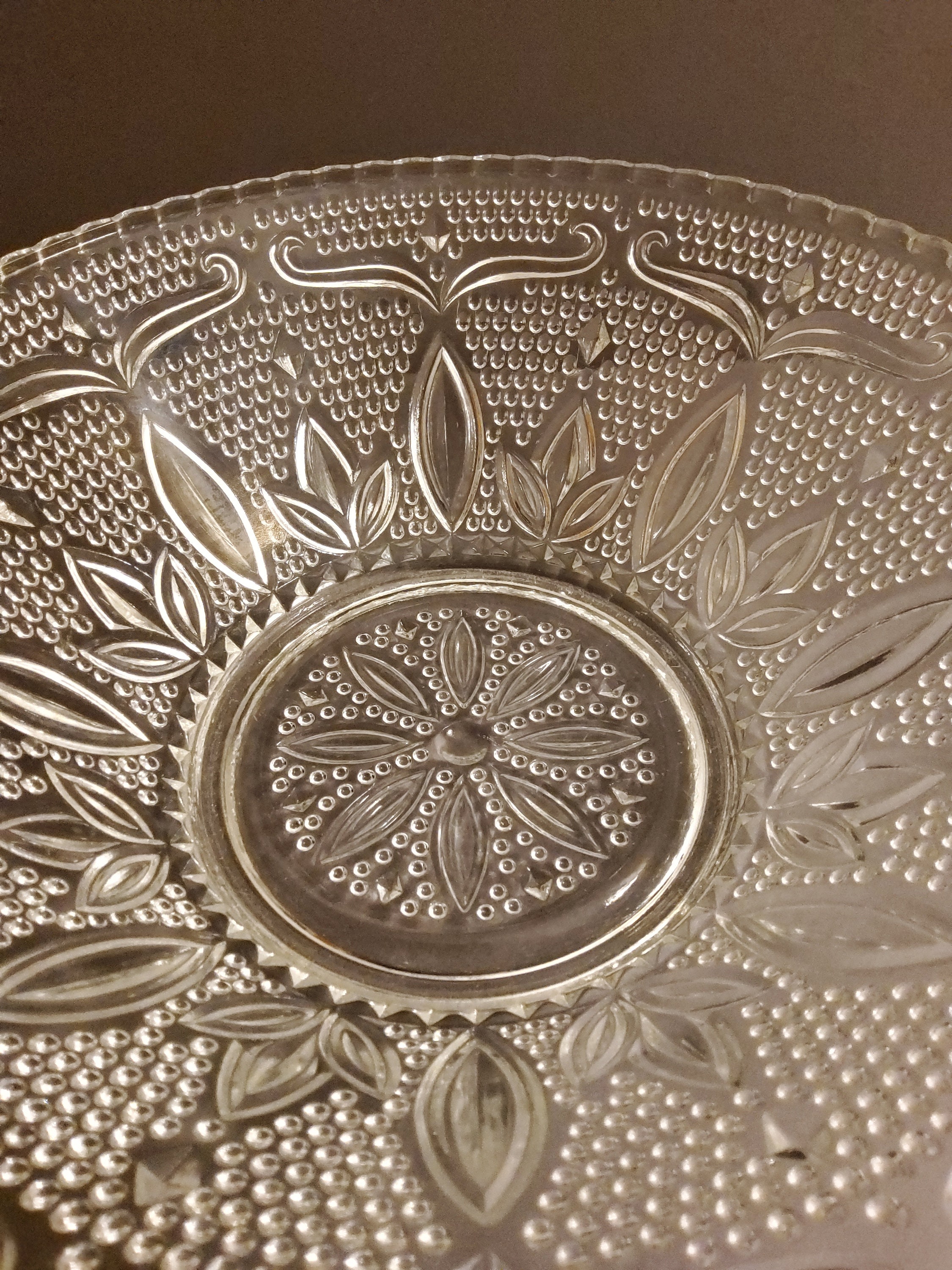 Federal Glass Heritage Pattern Hobnail Beaded Bowl - Etsy