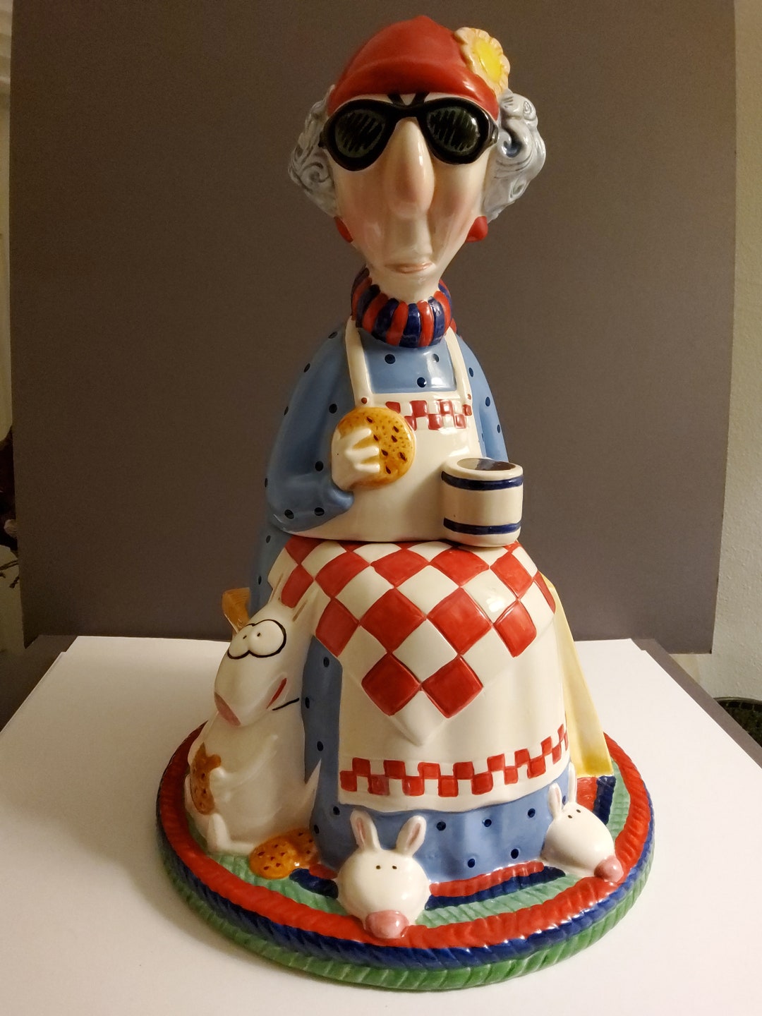 Maxine and Her Dog Ceramic Cookie Jar by Hallmark - Etsy