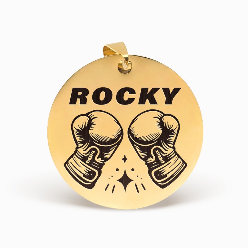 Dog collar with boxing gloves - Etsy.de