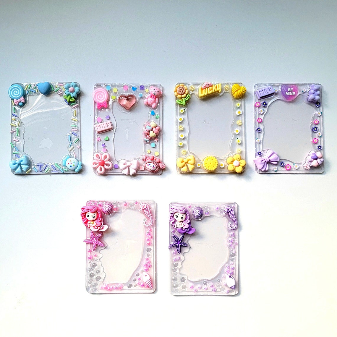 Resin Toploader/photocard Toploader/kpop Photocard Holder/resin ...