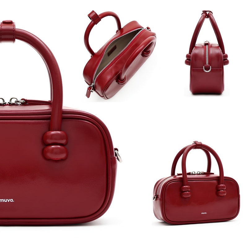 Red Crossbody Bag | Red Leather Bag | Small Red Bag | Mini Leather Bag ...