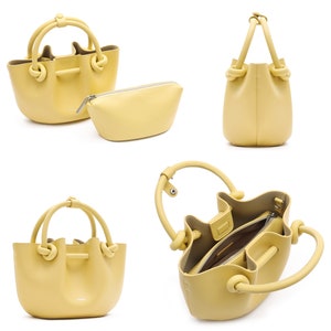 Yellow Crossbody Bag | Yellow Leather Bag | Small Yellow Bag | Mini ...