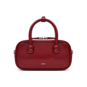 Red Crossbody Bag | Red Leather Bag | Small Red Bag | Mini Leather Bag ...
