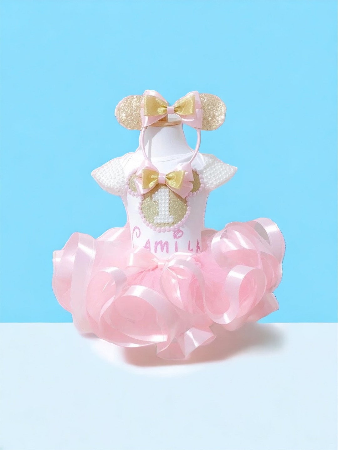 Mouse Tutu Set First Year Birthday Little Mouse Ears Tutu - Etsy