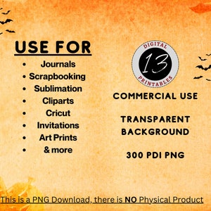 Halloween Clipart Bundle, Halloween PNG, Halloween Bundle, Digital ...