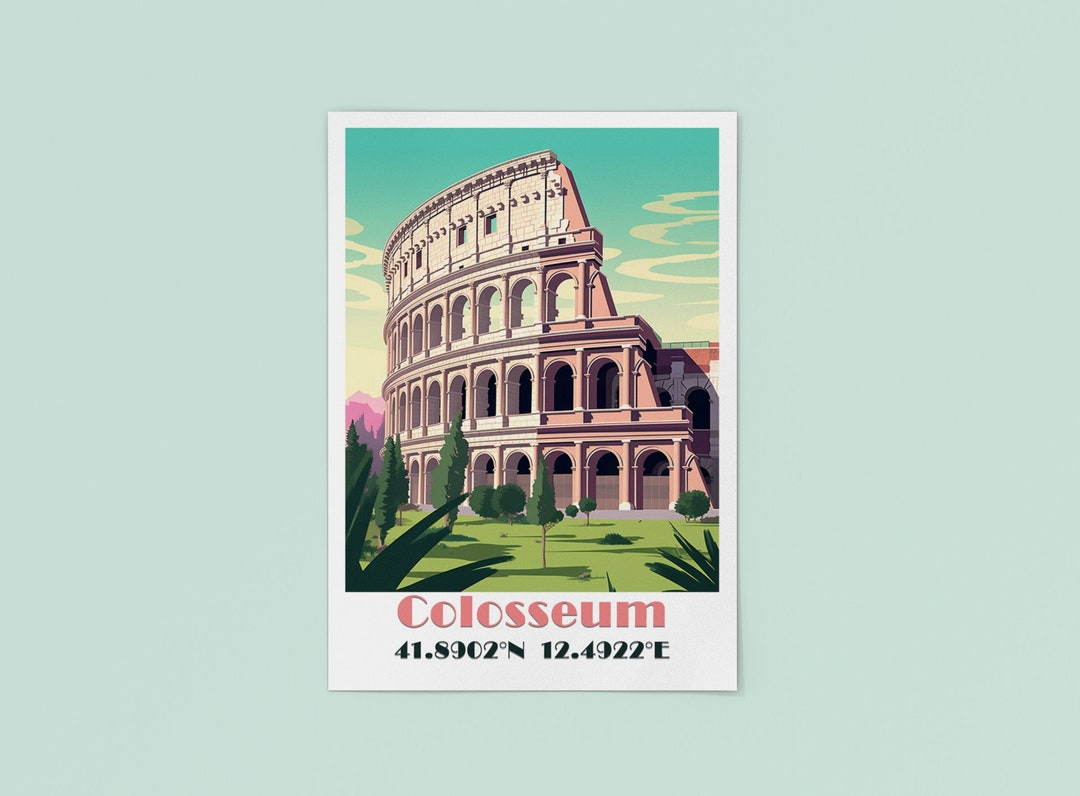 Colosseum Rome Wall Art - Digital Wall Art - Wall Art - Digital Wall ...