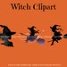 Witch Bundle Clipart, Halloween Witch PNG, Witch Clipart, Witch ...