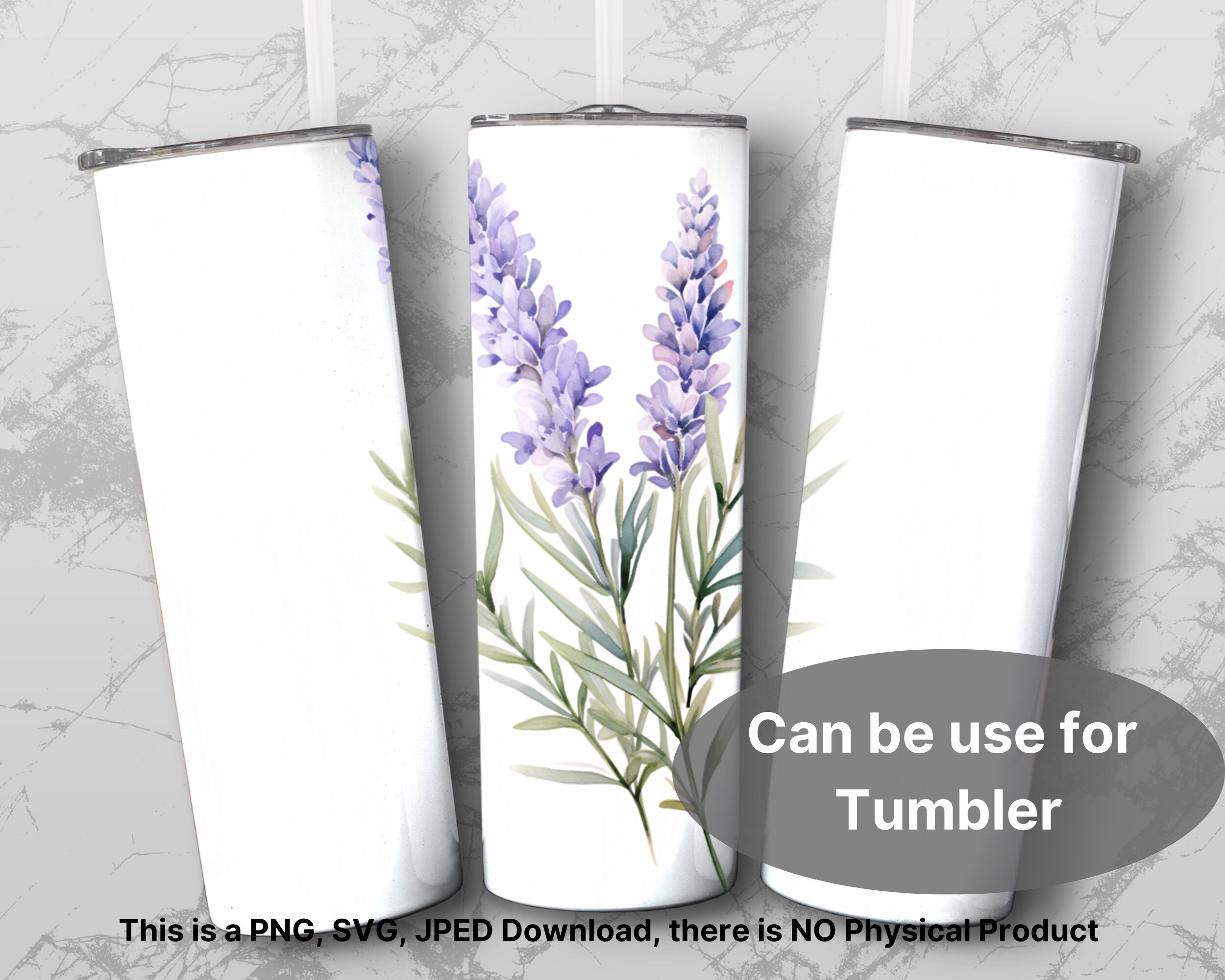 Watercolor Lavender Clipart, Sublimation Design, Lavender Flower PNG ...