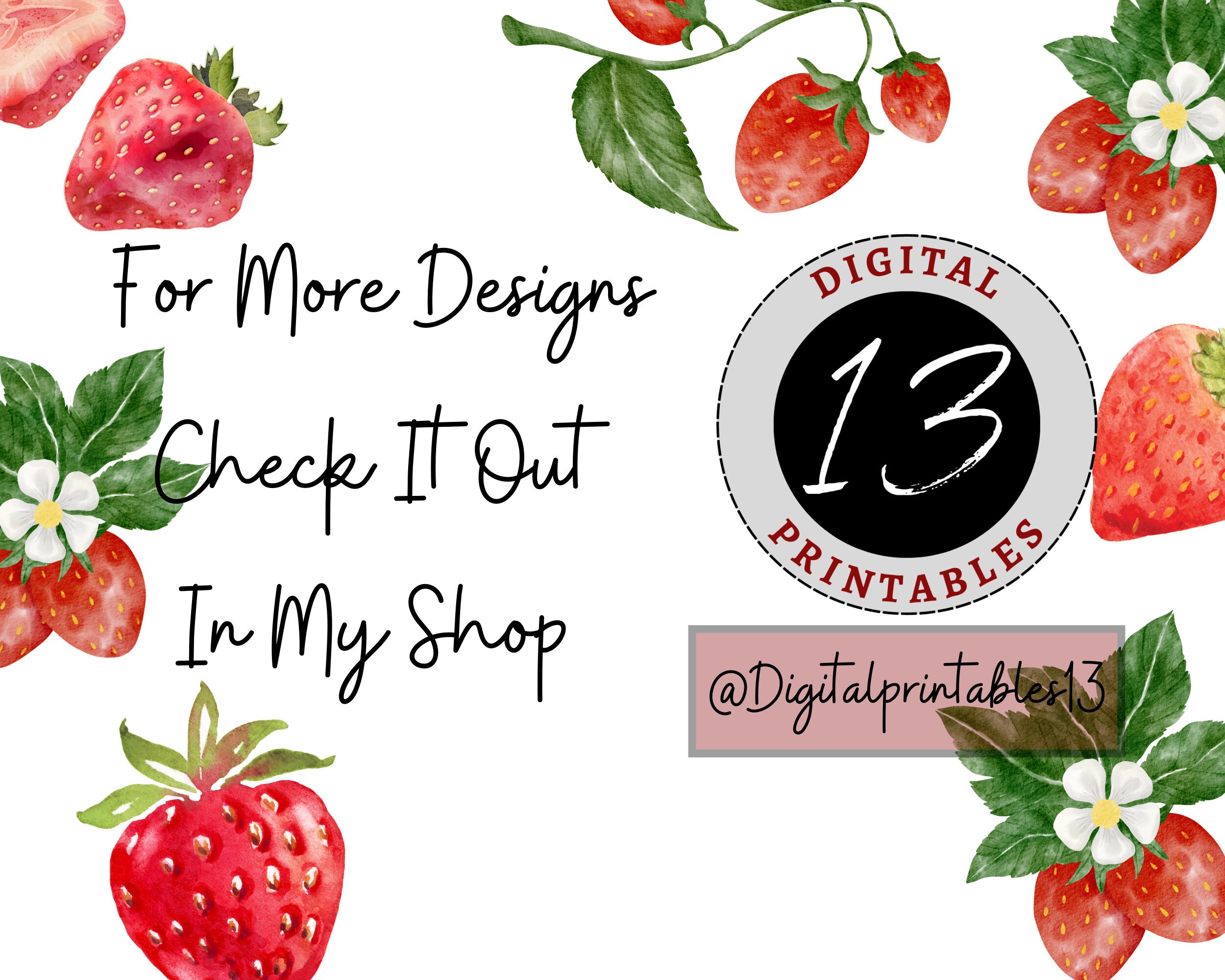 Watercolor Strawberry Clipart, Strawberry Cake, Strawberry Clipart ...