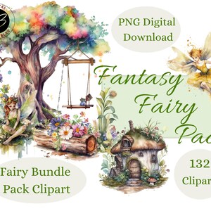 Fantasy Fairy Pack / Fairy Clipart / Fairy Tools / Fairy - Etsy