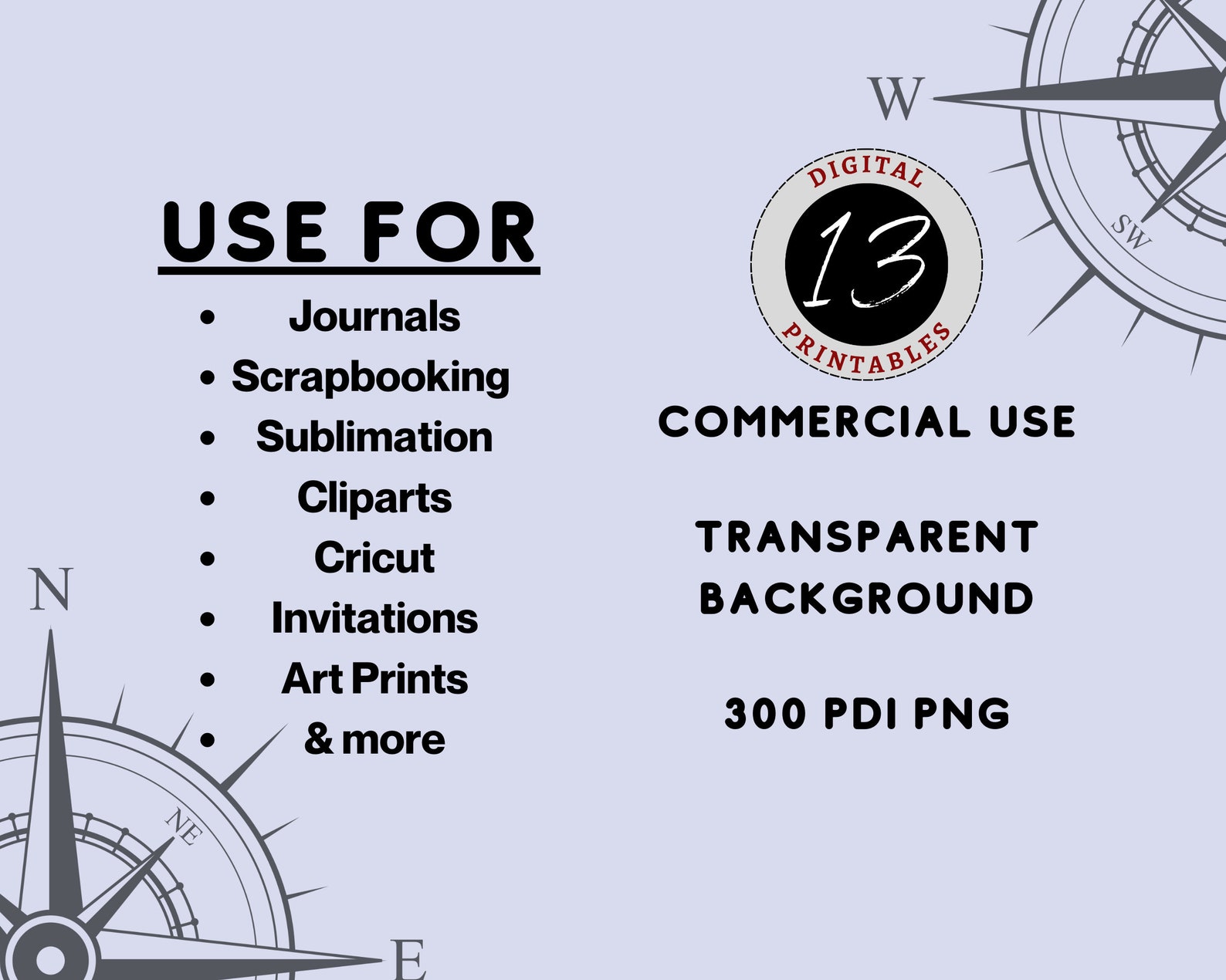 Compass SVG Bundle, Compass Clipart, Compass Silhouette, SVG for Cricut ...