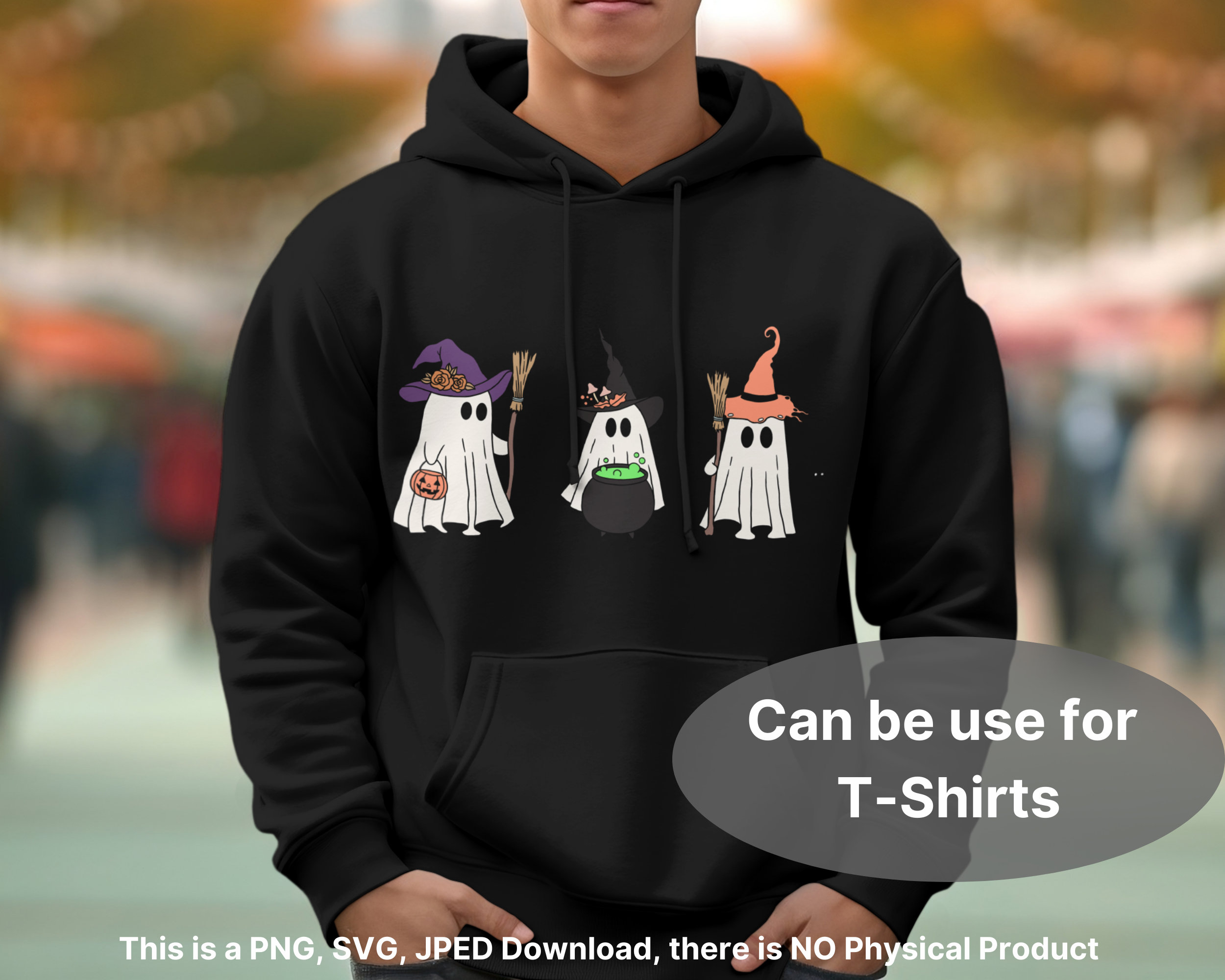 Cute Ghost PNG Bundle, Spooky Ghost PNG, Halloween PNG, Halloween ...