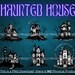 Haunted House Bundle Clipart, Halloween Clipart, Halloween PNG ...