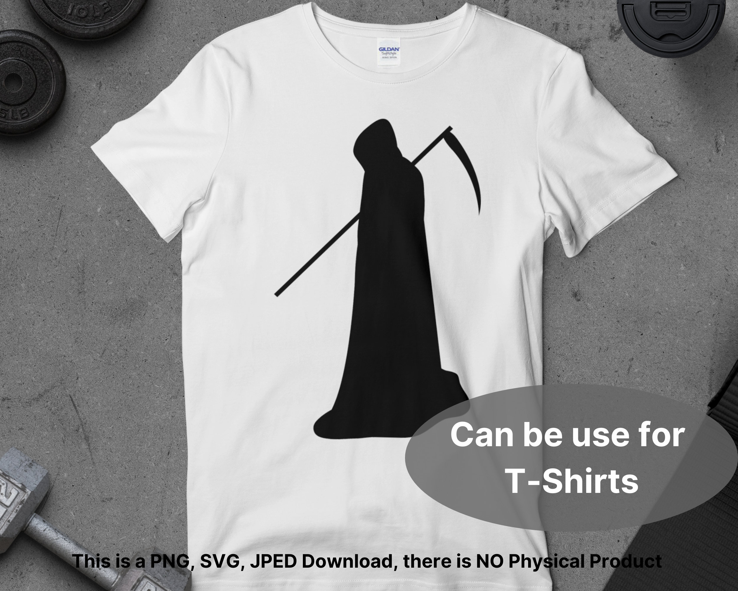 Grim Reaper Bundle Clipart Svg, Grim Reaper Silhouette, Grim Reaper ...