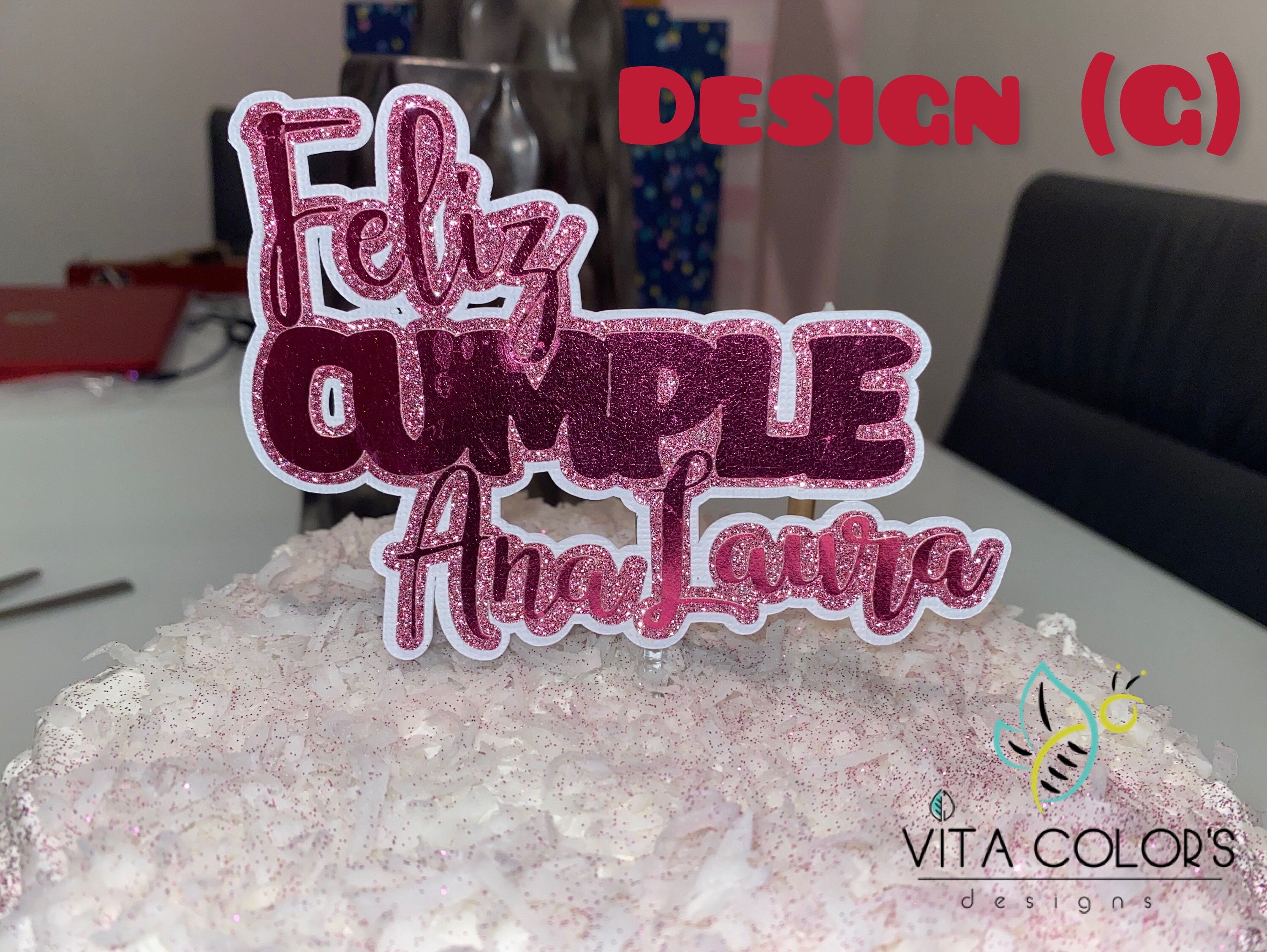 Topper De La Torta, Cake Topper, Happy Birthday Topper - Etsy