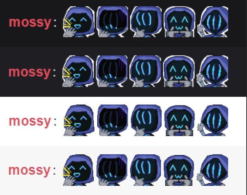 Chibi Omen Pixel Art Valorant Emote Pack for - Etsy New Zealand