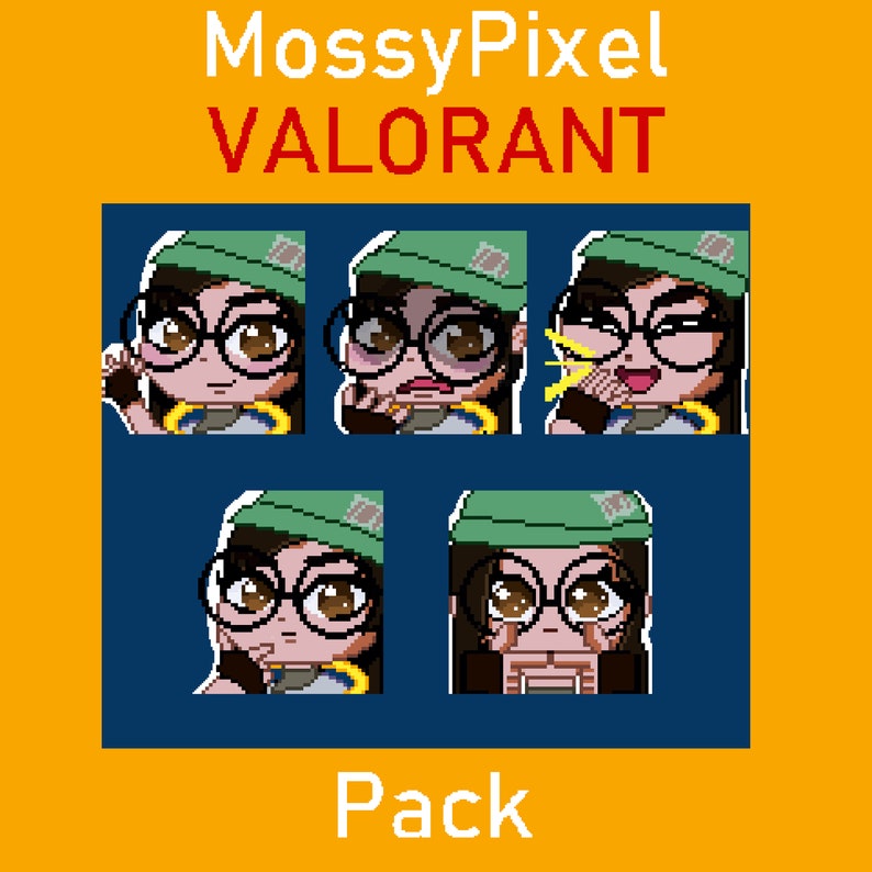 Chibi Killjoy Valorant Pixel Art Emote Pack para Twitch/Youtube/Discord ...
