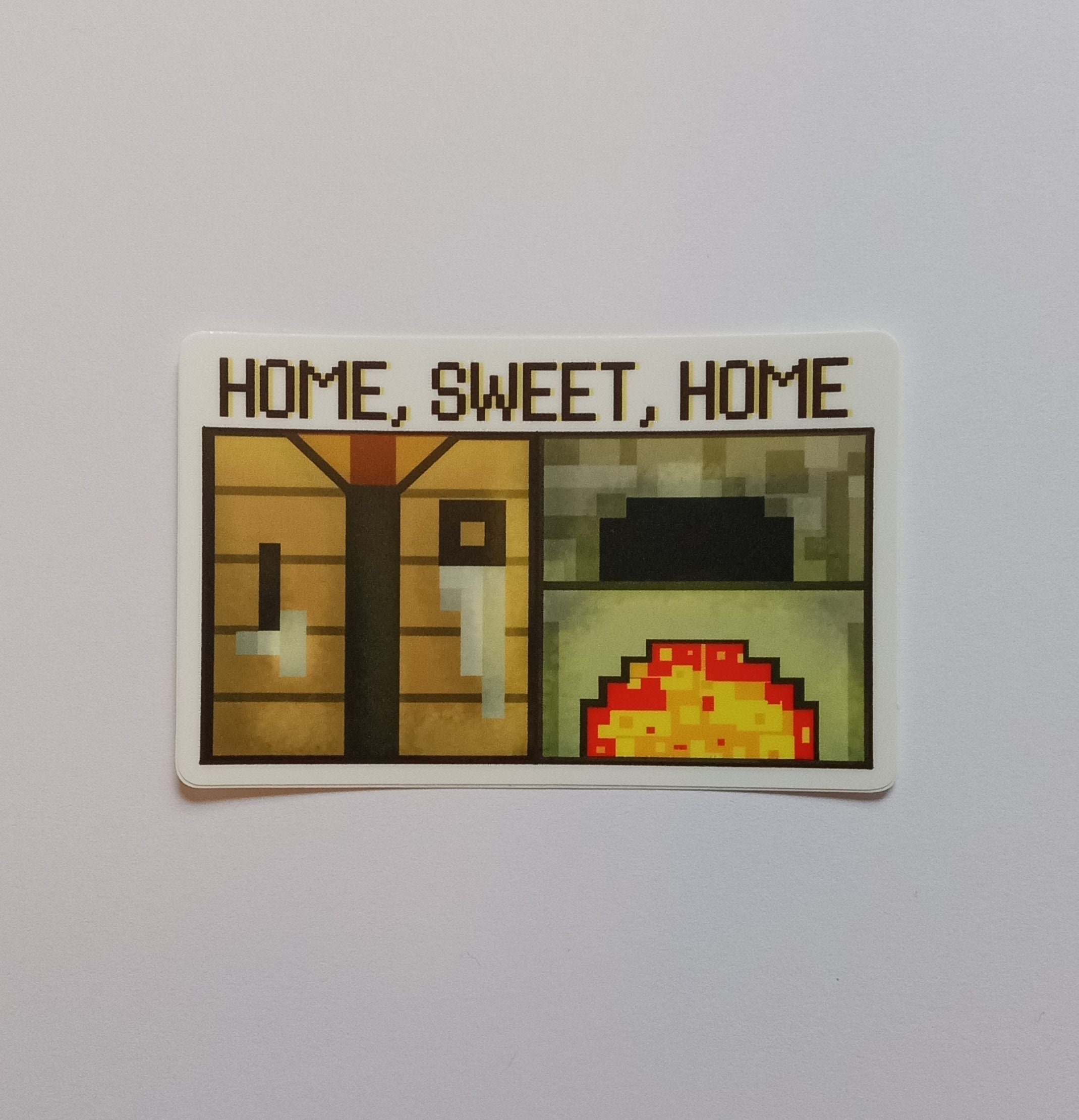 Home Sweet Home Minecraft Sticker - Etsy