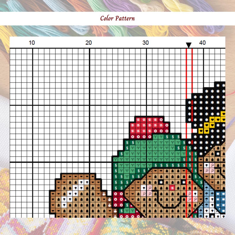 Christmas Gingerbread Couple Cross Stitch Pattern (PDF Pattern) - Etsy