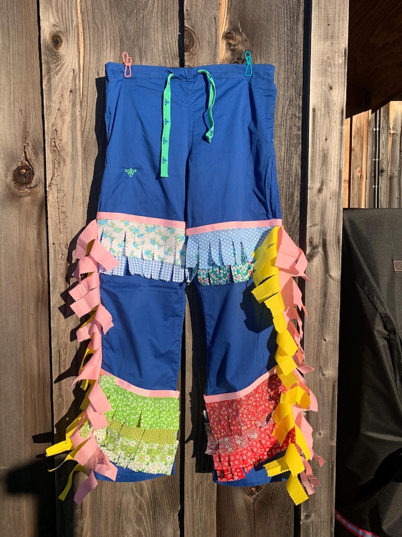 Blue Cajun Mardi Gras Pants: Homemade Costume (xsmall) - Etsy