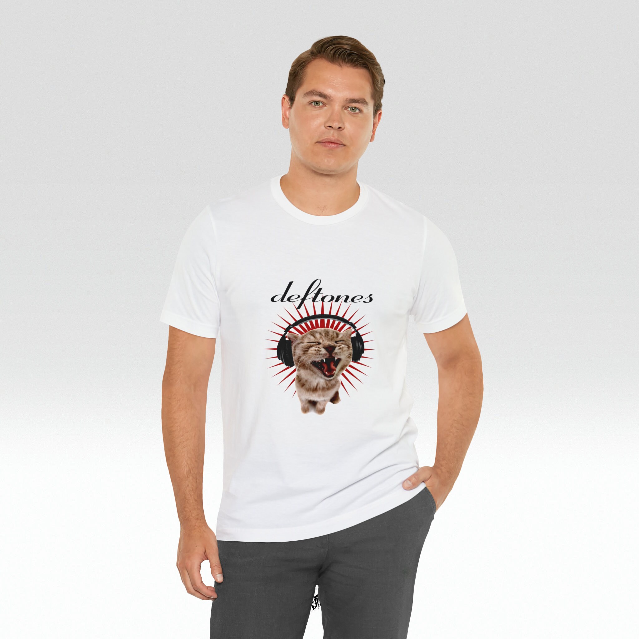 Deftones Cat Shirt for Deftones Fan Meme Cat Shirt - Etsy