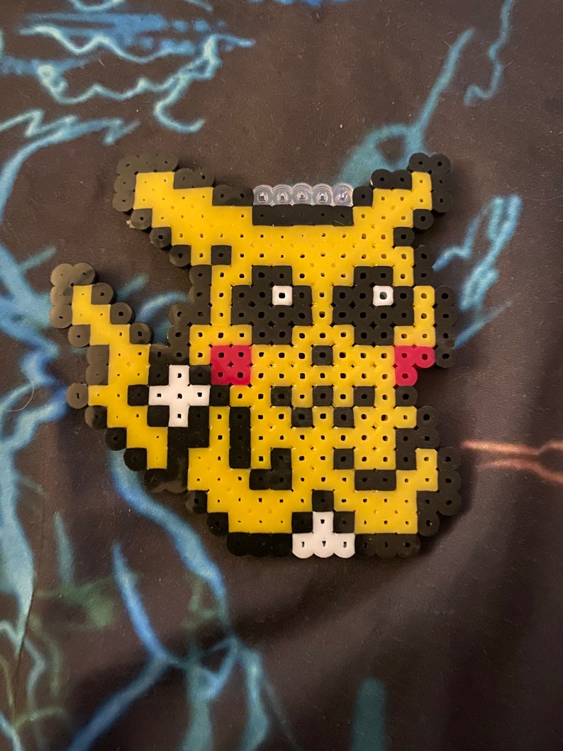 Pikachu Perler Etsy