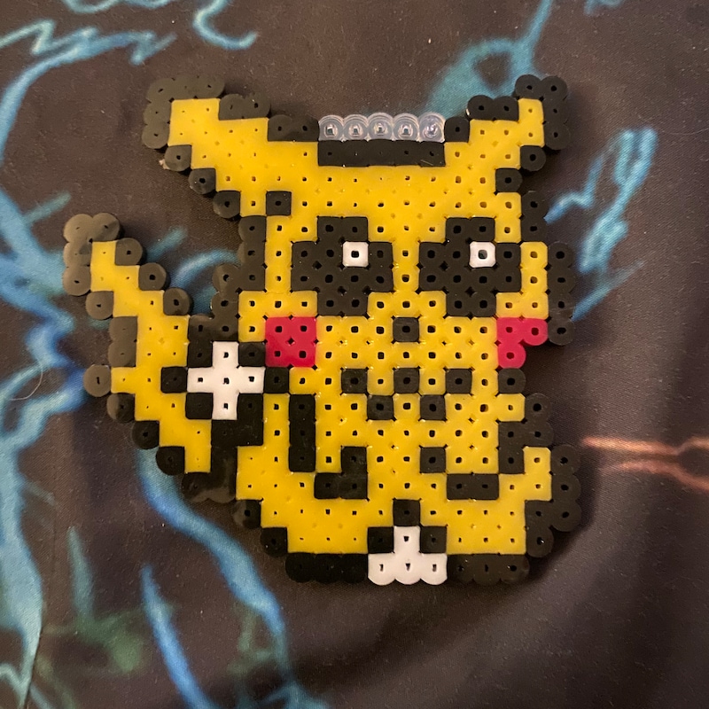 Pikachu Perler - Etsy