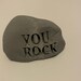 3d Printed you Rock Rock - Etsy