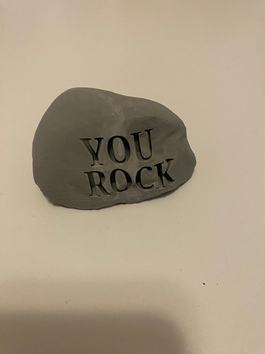 3d Printed you Rock Rock - Etsy