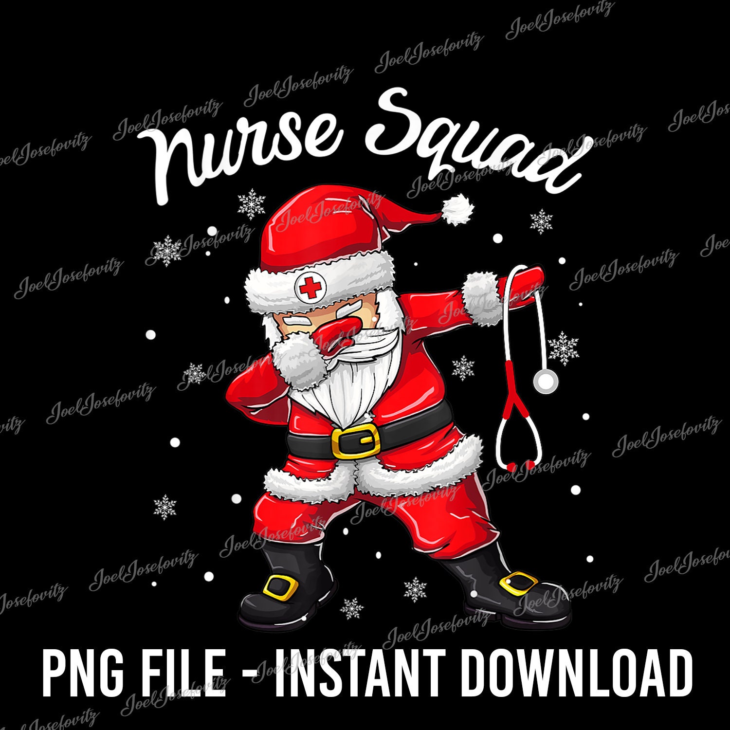 Dabbing Santa Nurse Squad Png, Nurse Christmas Png, Santa Nurse Png ...