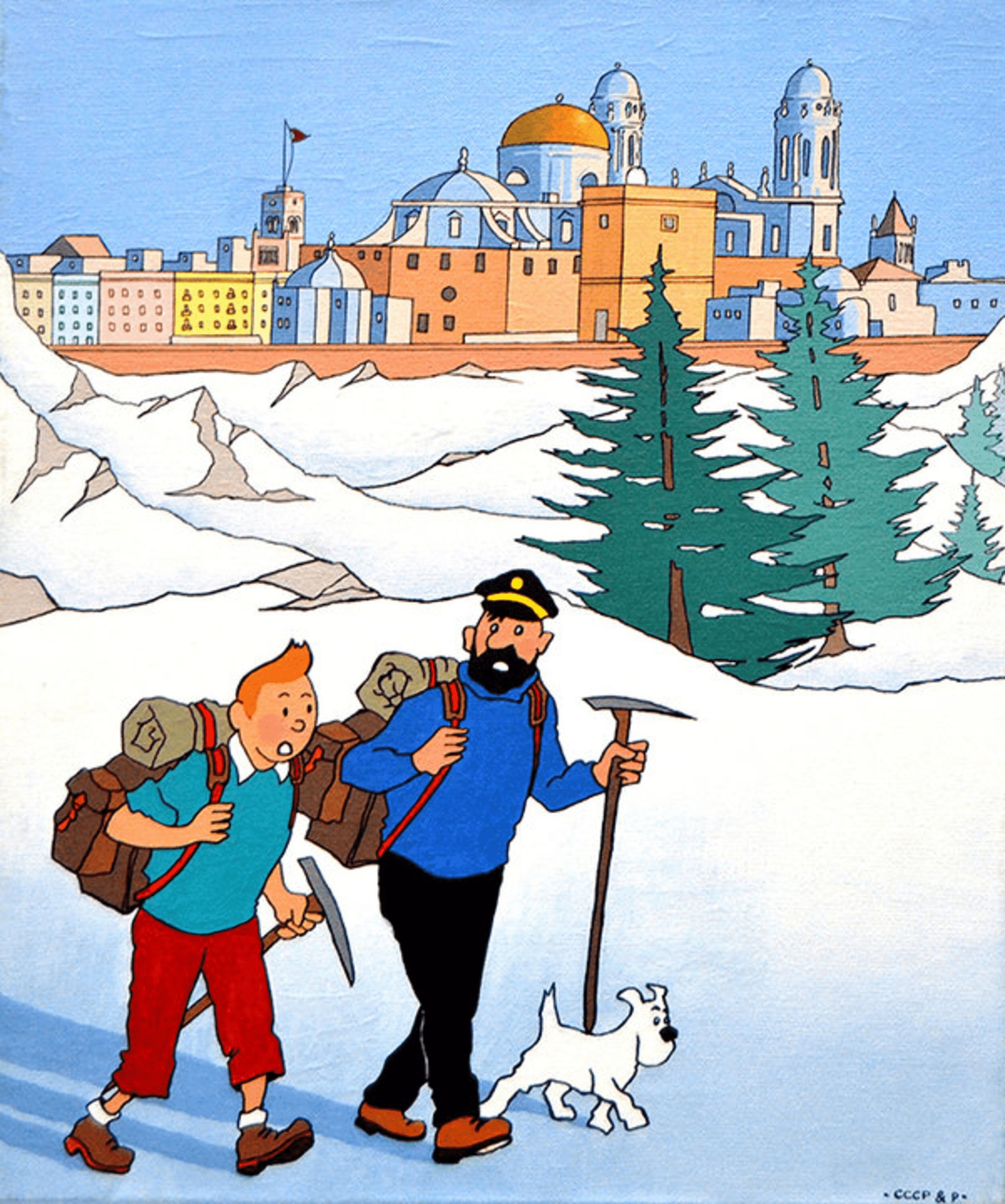Tintin And Captain Haddock