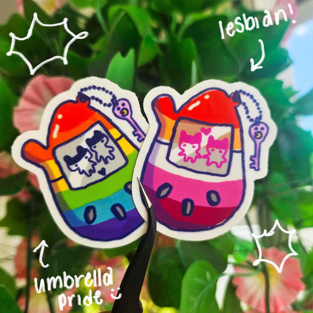 Tama Pride! - Vinyl Matte Stickers - Etsy