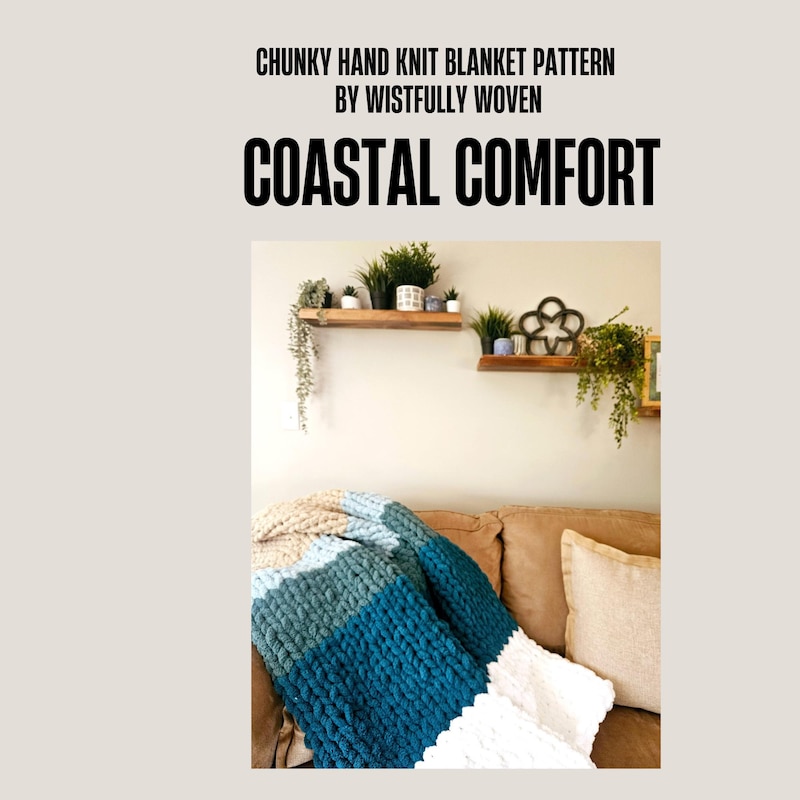 Chunky Blanket Coastal - Etsy