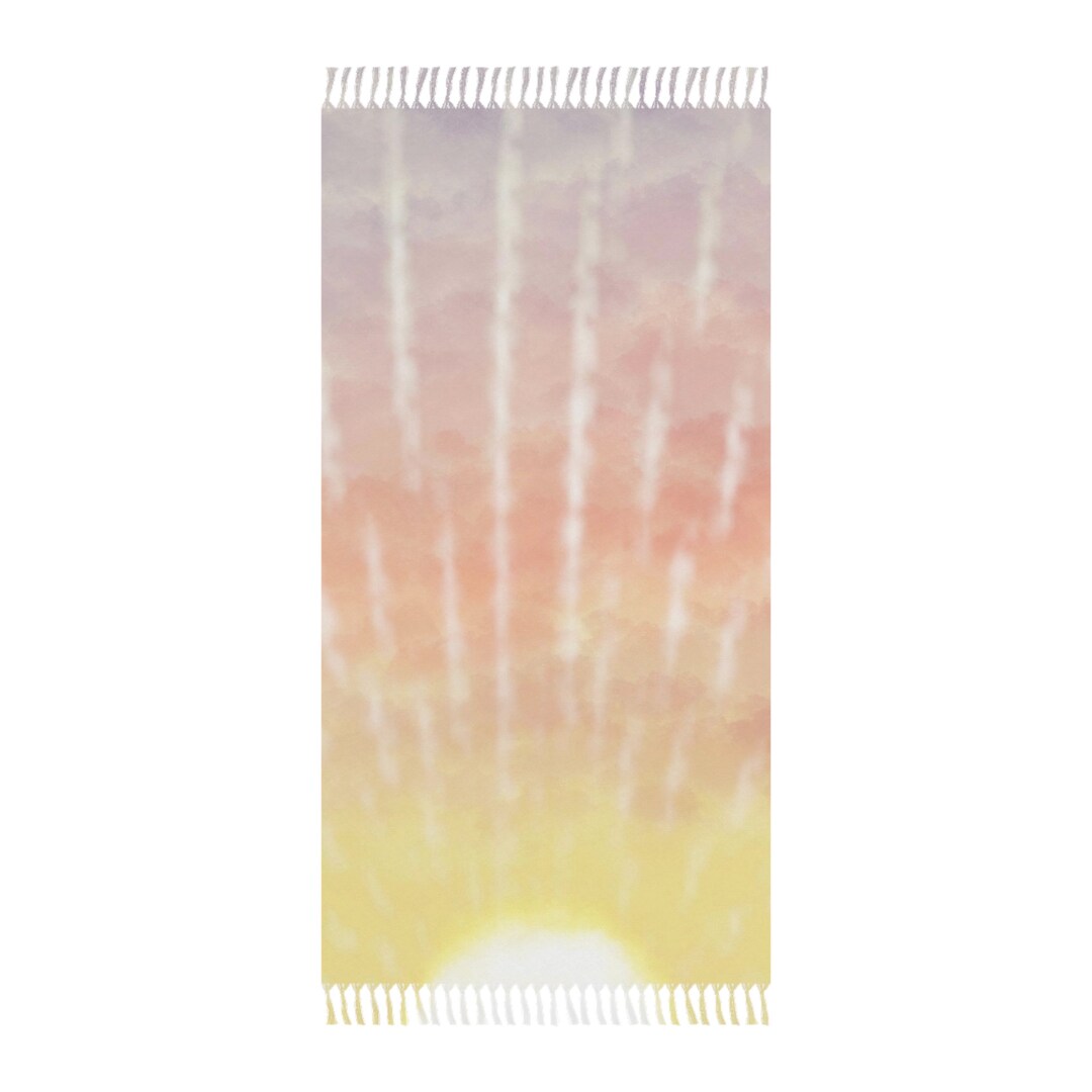 Sunrise Print Boho Beach Cloth - Etsy