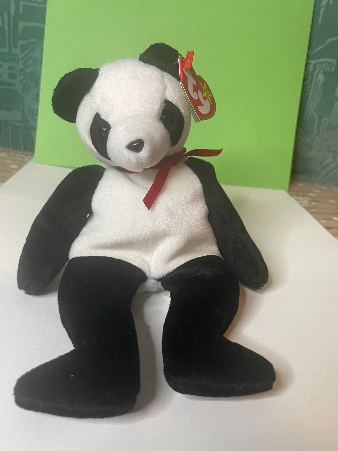 Fortune Panda Beanie Babie. - Etsy