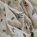 Red Small Flower Pattern Printed Fabric 100% Silk Crepe De Chine Fabric ...