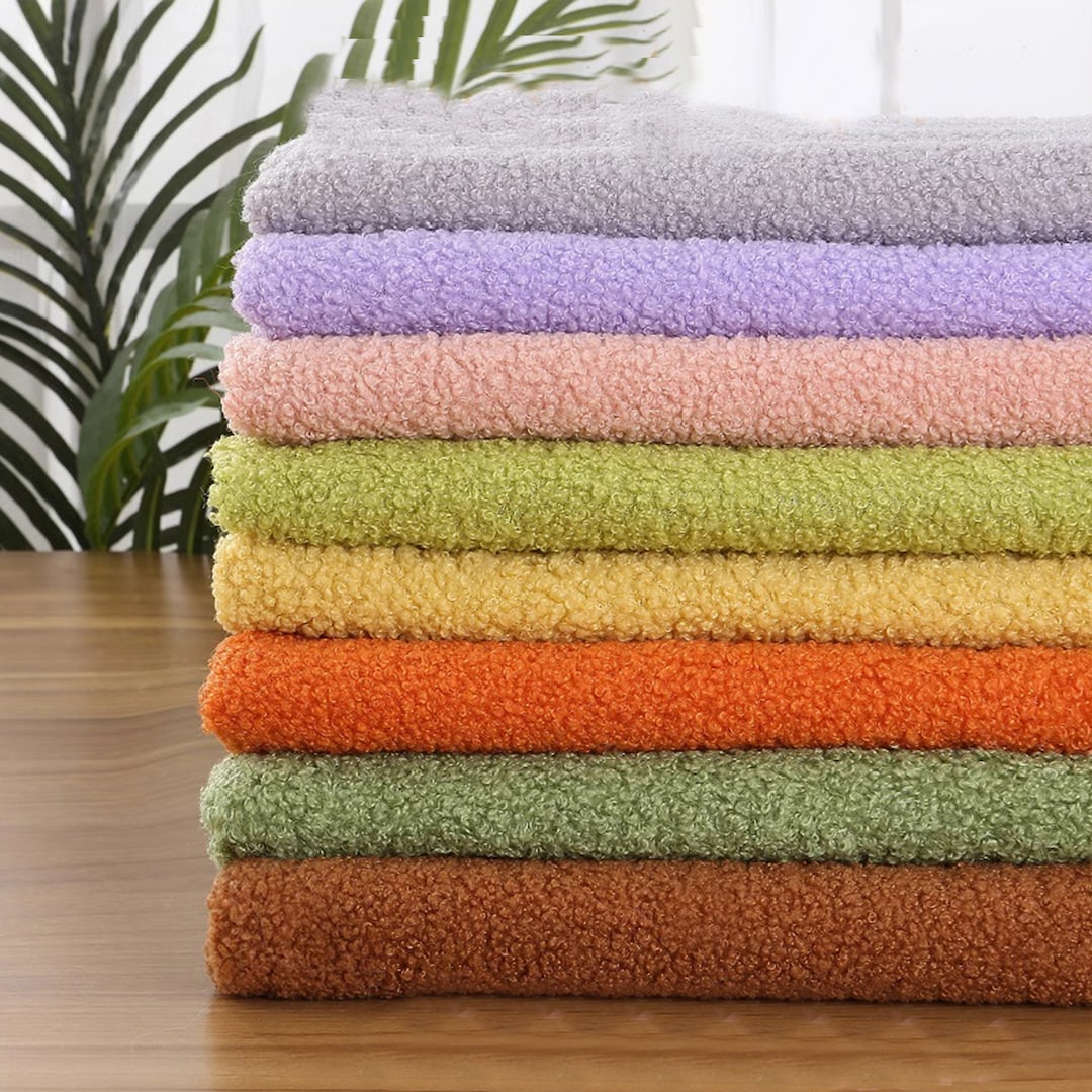 Teddy Plush Fabric, Sherpa Fabric, Fleece Fabric, by the Half Yard ...