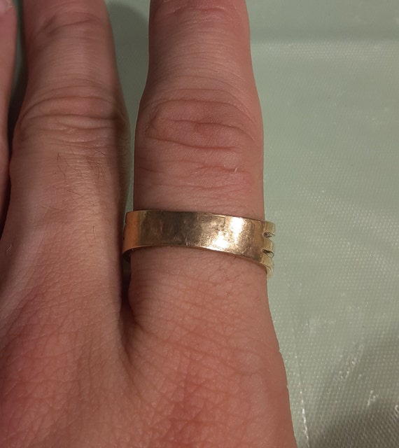 Diamond and ruby 14 kt gold ring - Gem