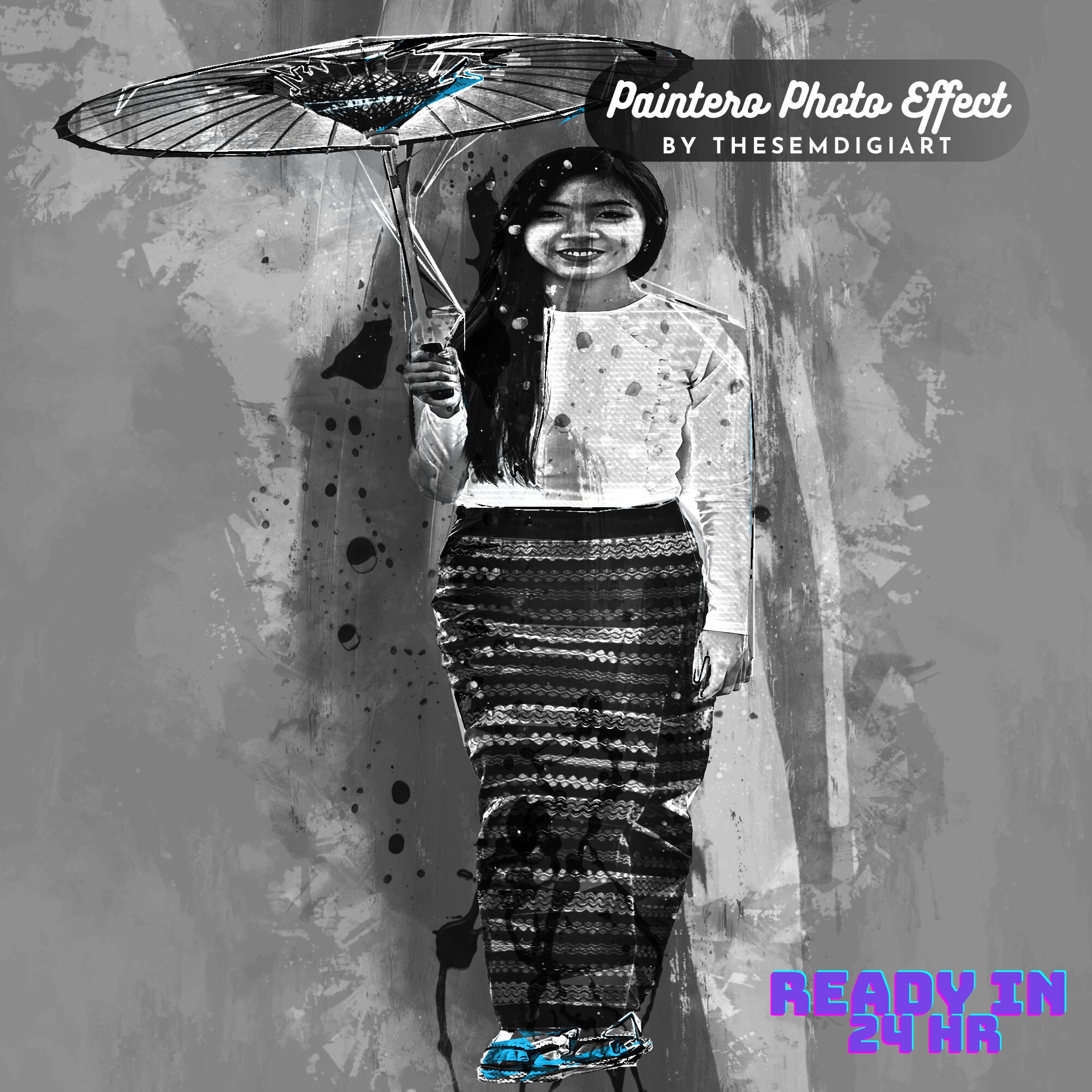 Custom Paintero Photo Effect Photo Editing Service for Social - Etsy