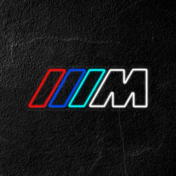 M Neon Logo - Etsy