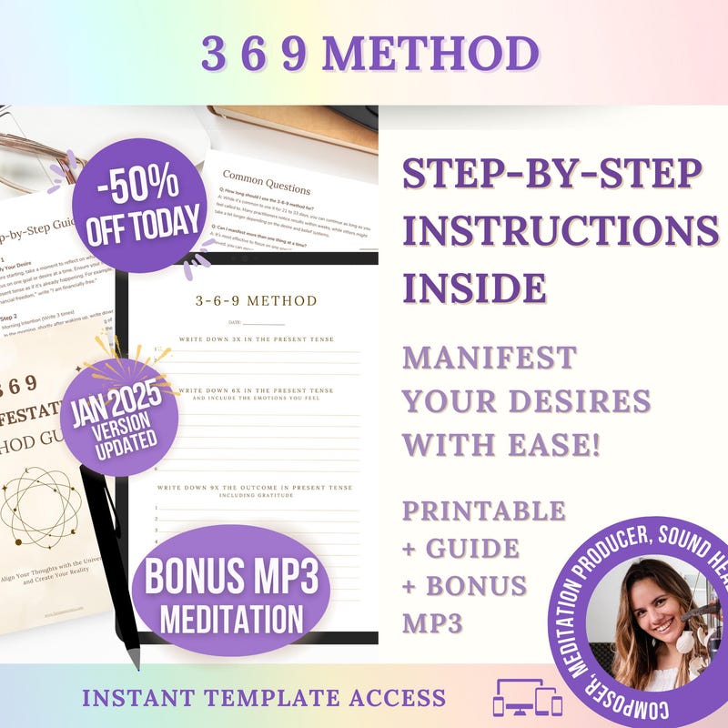 Manifestation Printable - Etsy