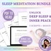 Sleep Meditation Script Bundle, Insomnia Relief Meditation Scripts ...
