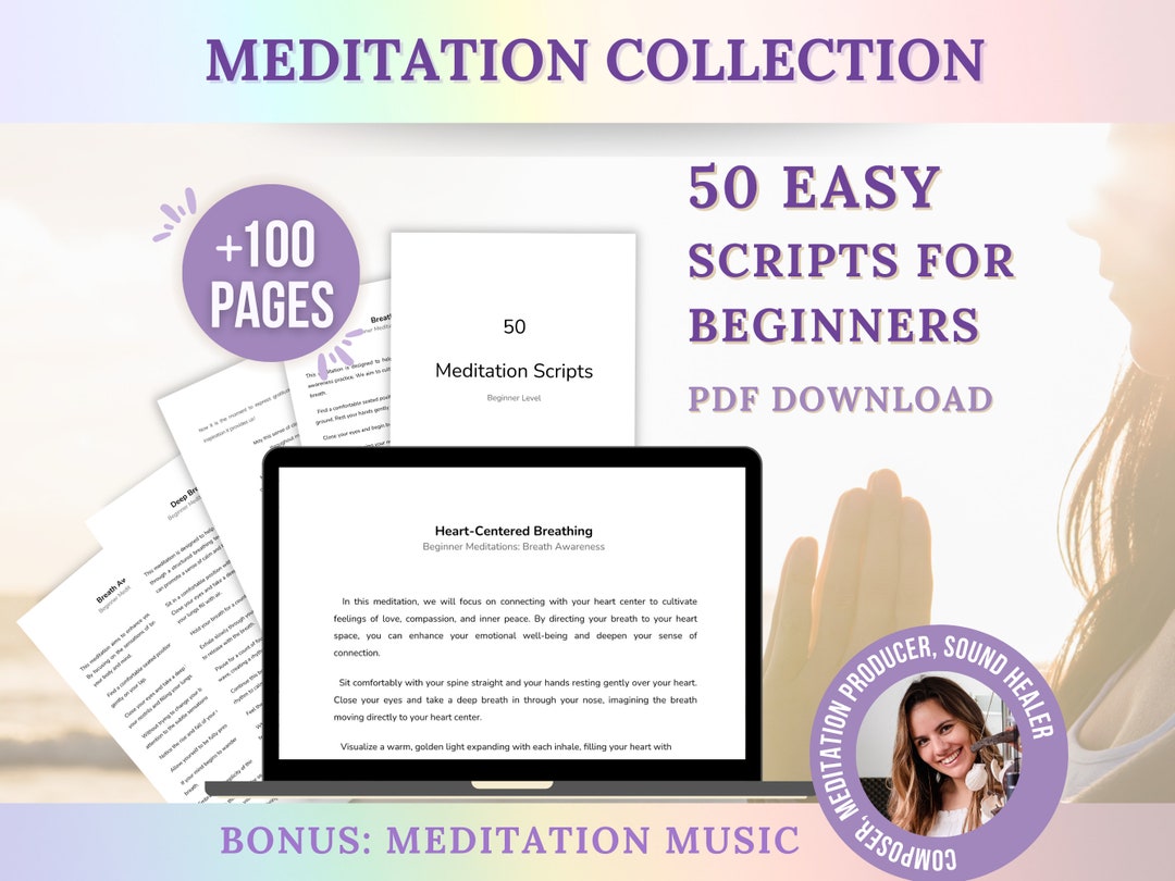 50 Guided Meditation Scripts for Beginners, Guided Meditation for ...