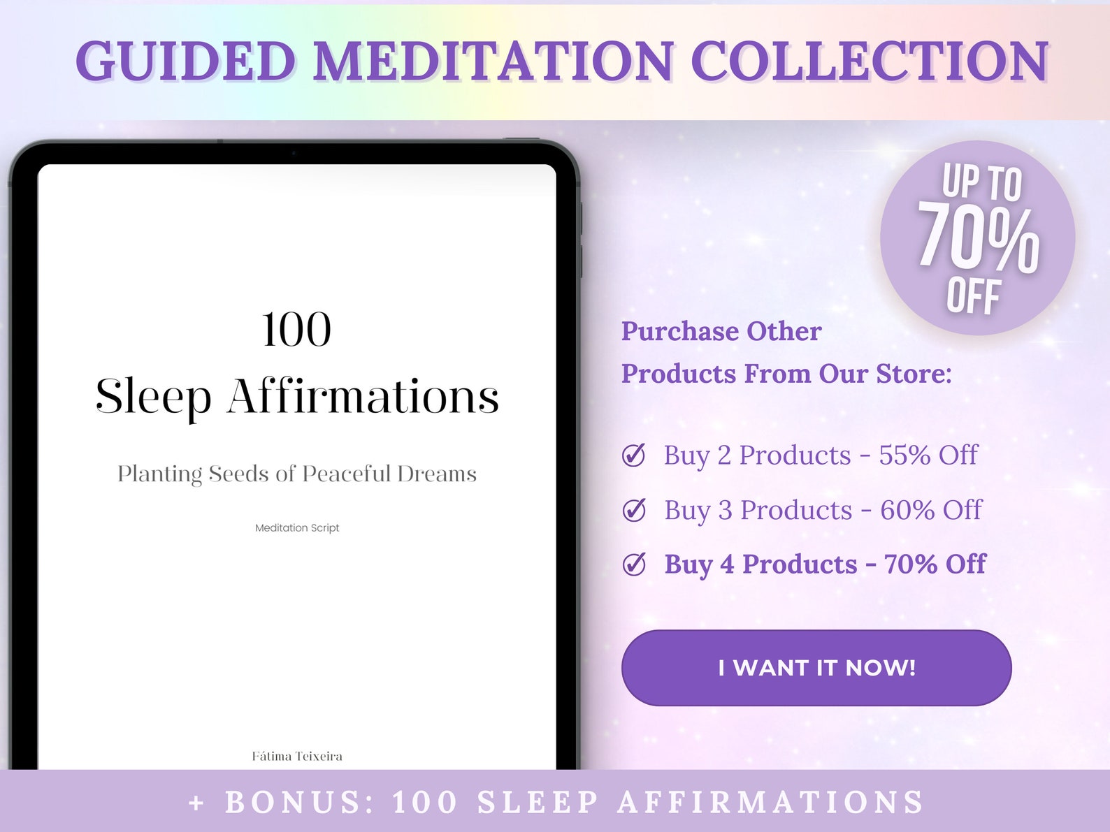 Sleep Meditation Script Bundle, Insomnia Relief Meditation Scripts ...