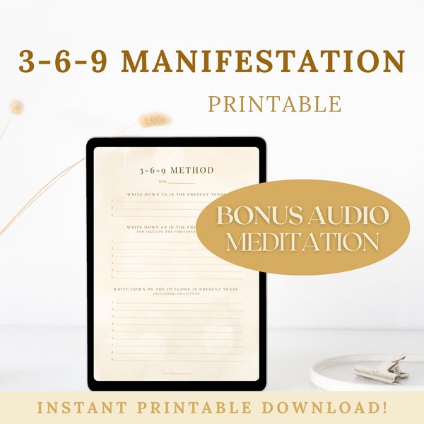 Manifestation Printable - Etsy