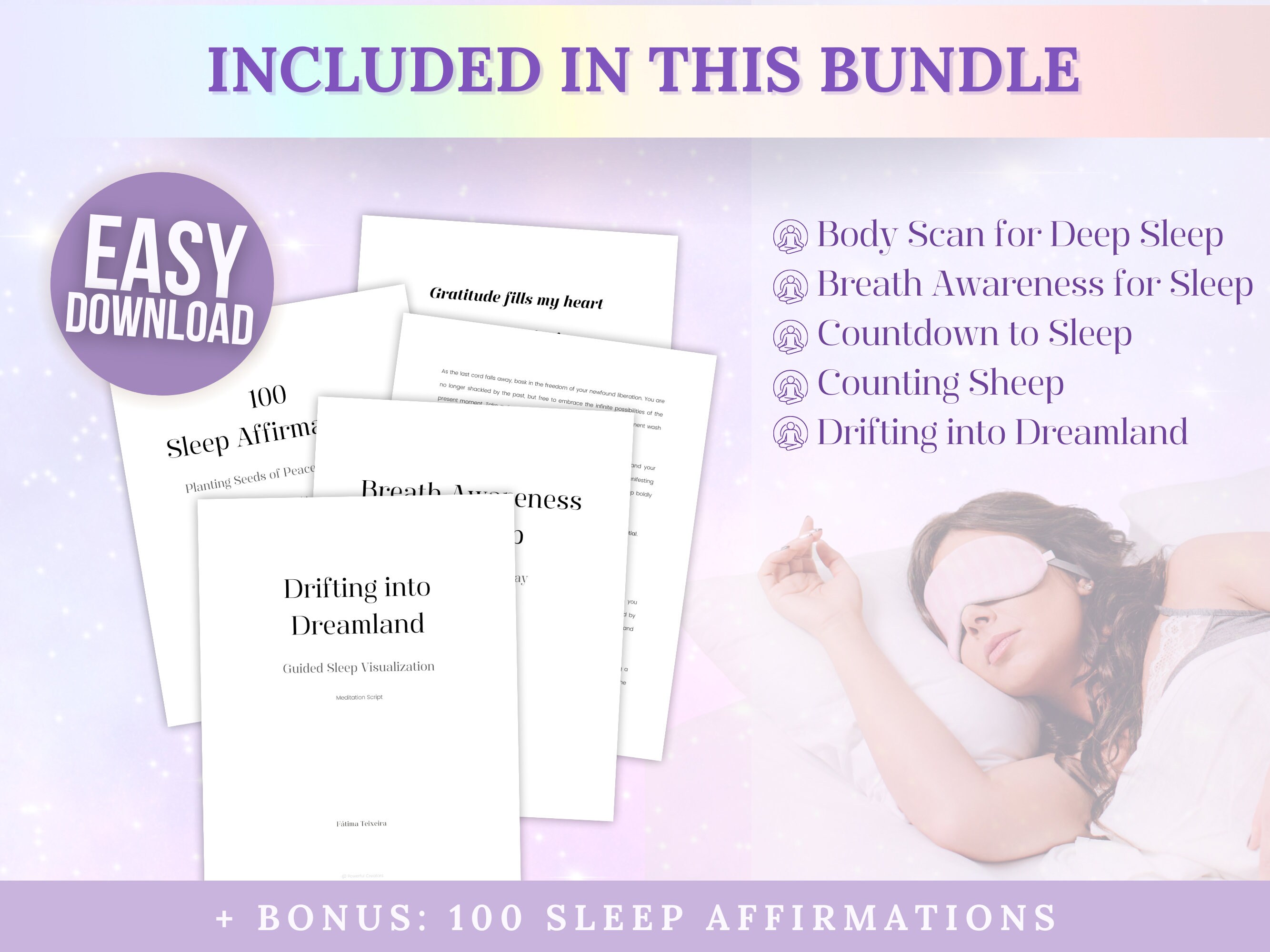 Sleep Meditation Script Bundle, Insomnia Relief Meditation Scripts ... Sleep Meditation Script Bundle, Insomnia Relief Meditation Scripts ...