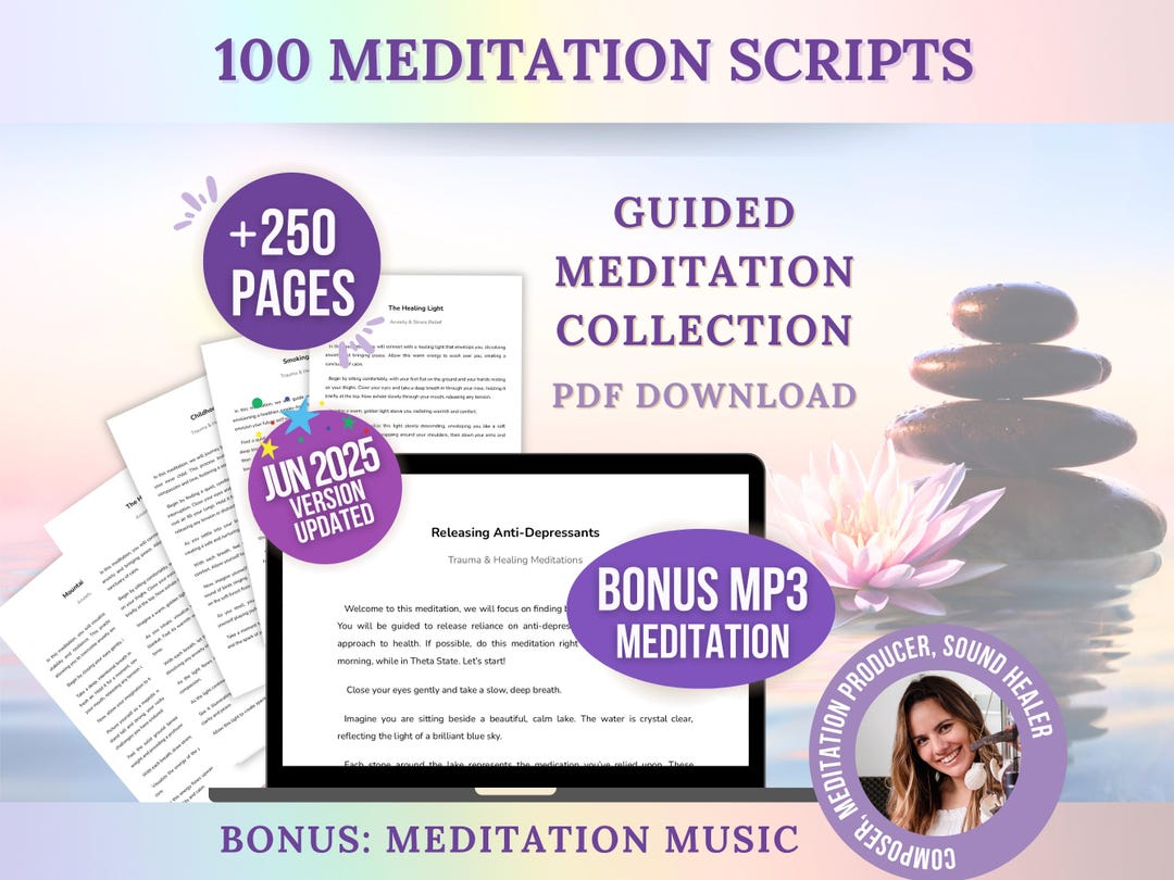 100 Guided Meditation Scripts: Mindfulness & Spiritual Coaching ...