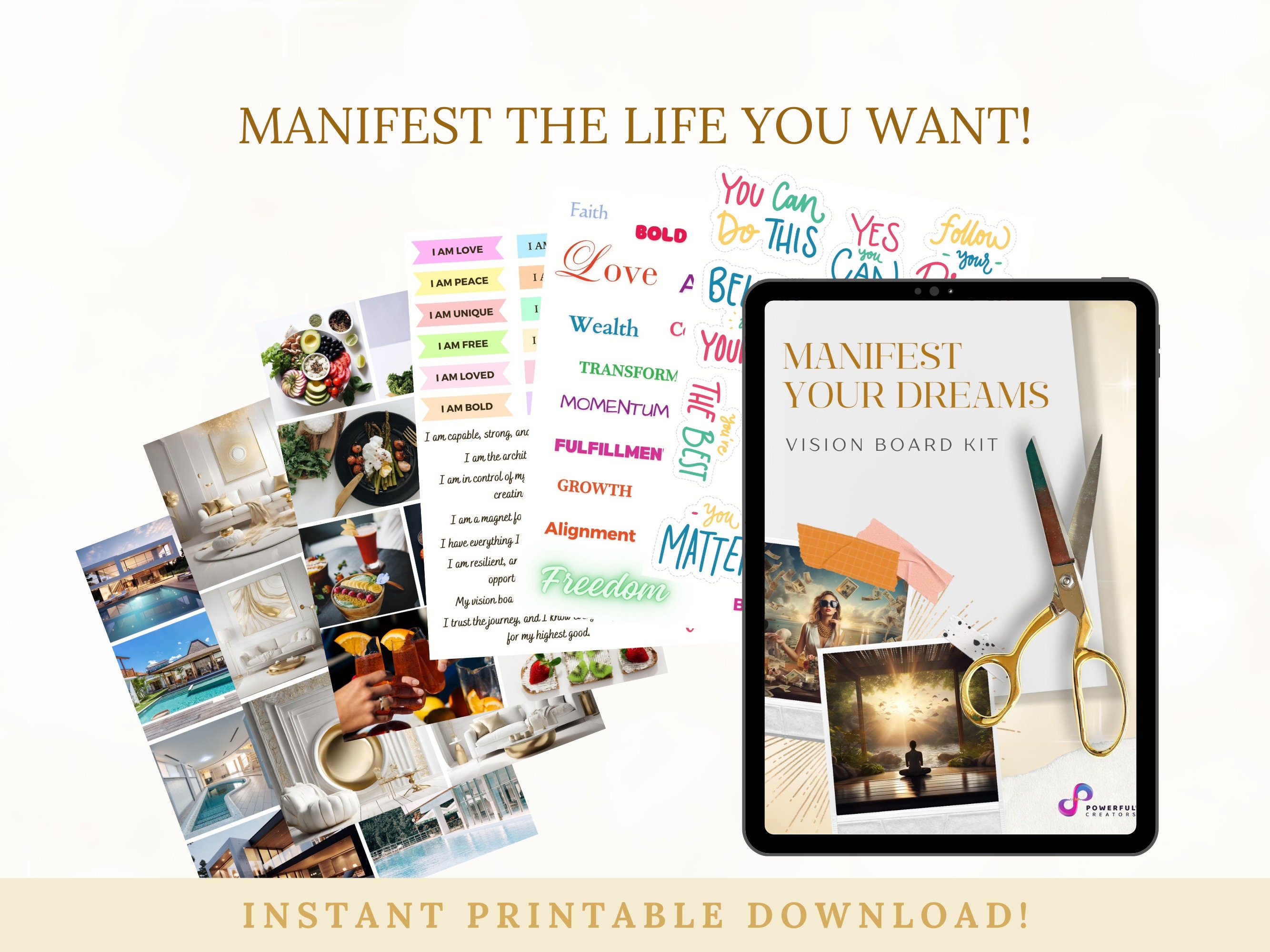 Money Manifestation Cheque Printable, Checks for Vision Board, Wealth ...