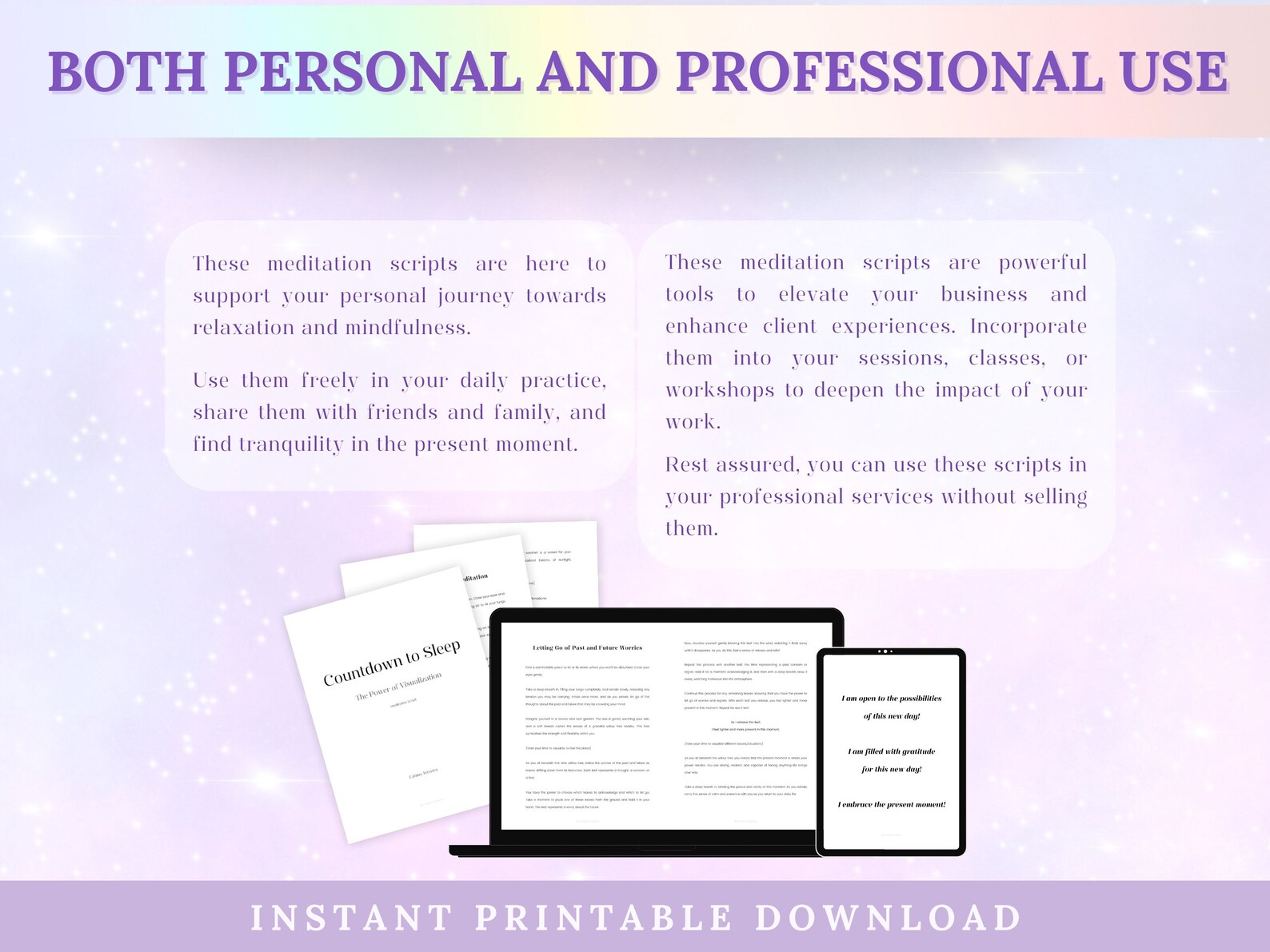 Sleep Meditation Script Bundle, Insomnia Relief Meditation Scripts ...